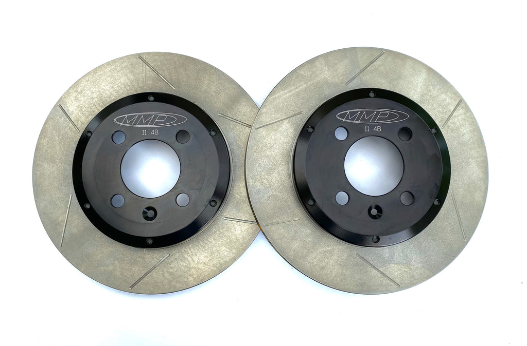 MMP 11" 280mm 4x100 HP lightweight two-piece performance brake rotors ...